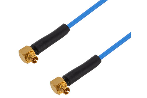 Mini SMP Female Right Angle to Mini SMP Female Right Angle Cable 48 ...
