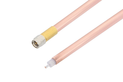 SMA Male to Trimmed Lead Cable 60 Inch Length Using RG401 Coax