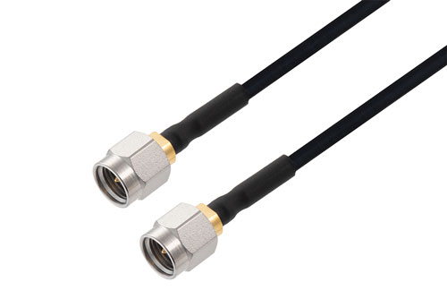 2.92mm Male to 2.92mm Male Cable 6 Inch Length Using PE-SR405FLJ Coax ...