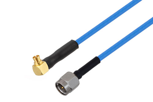 Mini SMP Female Right Angle to SMA Male Cable 12 Inch Length Using PE ...