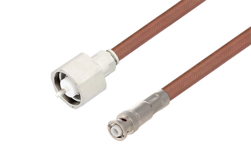 LC Male to MHV Male Cable Using RG393 Coax