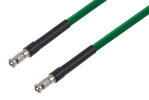 75 Ohm HD-BNC Male to 75 Ohm HD-BNC Male 12G SDI Cable Using 75 Ohm 4694R-GR Coax