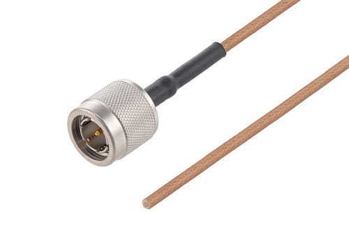 75 Ohm TNC Male to Straight Cut Lead Cable Using 75 Ohm RG179 Coax with ...