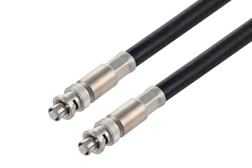 SHV Plug to SHV Plug Cable 60 Inch Length Using 75 Ohm RG11 Coax