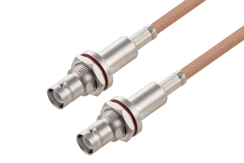 SHV Jack Bulkhead to SHV Jack Bulkhead Cable 60 Inch Length Using RG400 ...