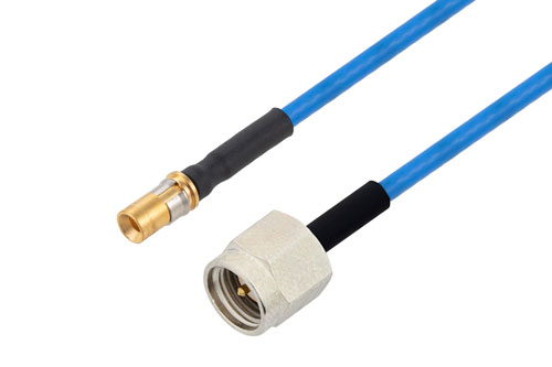 SMA Male to Mini SMP Male Cable Using PE-P086HF Coax