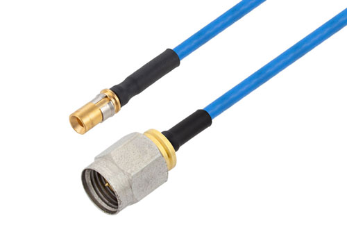 Mini SMP Male to 2.4mm Male VITA 67 Cable 24 Inch Length Using PE ...