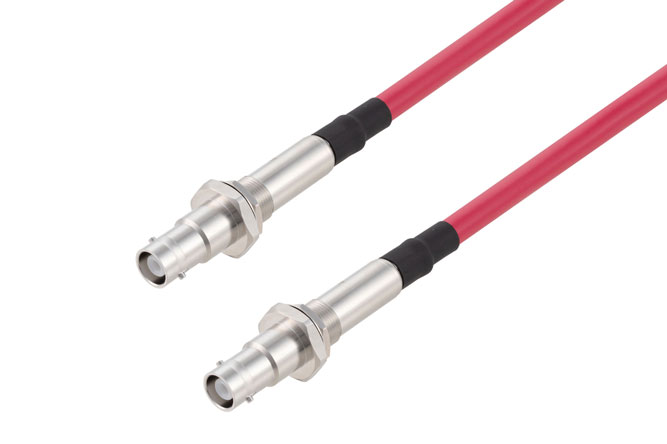 20KV Female Bulkhead to 20KV Female Bulkhead Cable 24 Inch Length Using ...