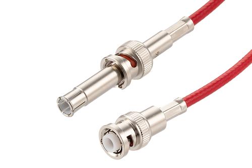 10KV Male to MHV Male Cable Using RG303HV Coax