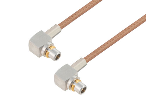 MMCX Plug Right Angle to MMCX Plug Right Angle using RG178 Coax Cable ...