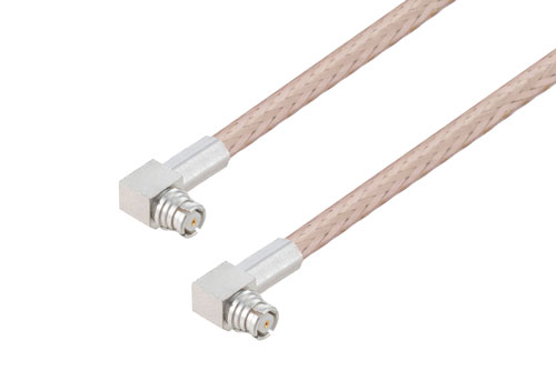 SMP Plug Right Angle to SMP Plug Right Angle using RG316 Coax Cable