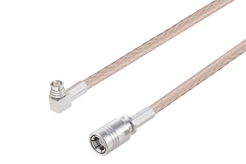 SMP Plug Right Angle to SMB Plug using RG316 Coax Cable