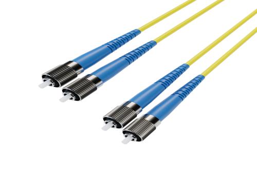 Fiber Optic Patch Cable, Duplex FC UPC, NK to FC UPC, NK, SM OS2, 2.0mm ...