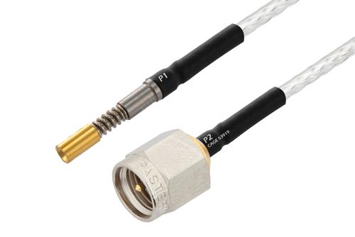 SMPS Size 16 D38999 Contact Socket to SMA Male Cable 12 Inch Length ...