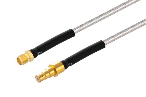 BMB Size 8 D38999 Contact Pin to SMA Female Cable Using PE-141FL-NM ...