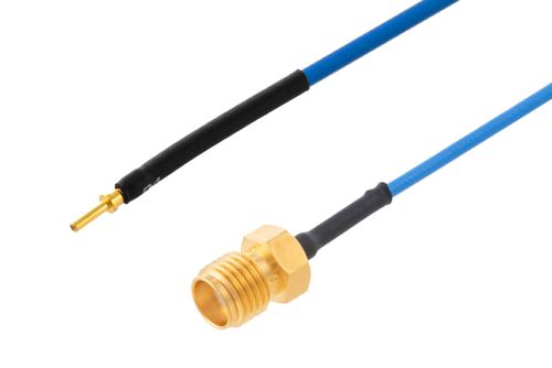SMPS Size 16 D38999 Contact Pin to SMA Female Cable Using PE-P047 Coax ...
