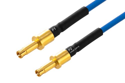 SMPM Size 12 Contact Pin to SMPM Size 12 Contact Pin Cable 60 Inch ...