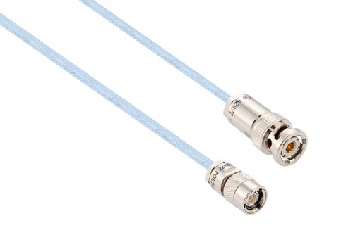 Lead Free High Temp 1553 Twinax Cable Assembly TRS Submini Plug to TRB 3 Slot Plug