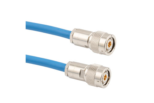 LSZH TRB Threaded Plug to Plug for TWCH-78-2, 12" Twinax Cable