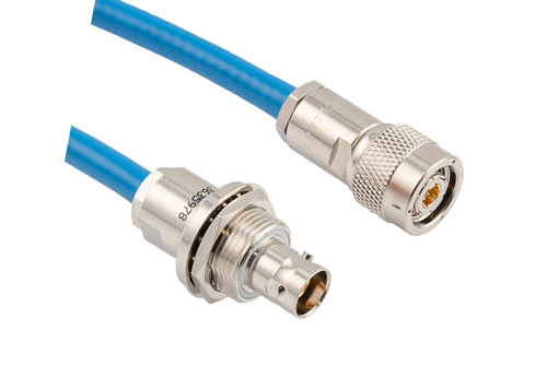 TRB Plug to TRB 3-Lug Jack Insulated Bulkhead 1553 Cable 12 Inch Length ...