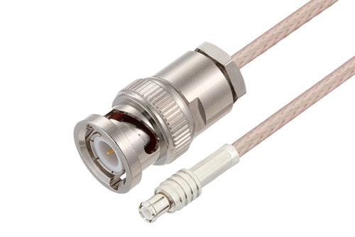 MCX Plug to BNC Male Cable Using RG316 Coax