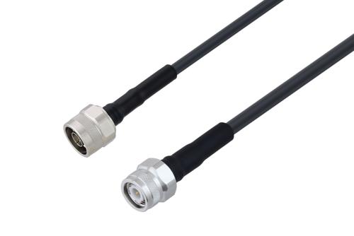 N Male to TNC Male Low Loss Cable 24 Inch Length Using LMR-240-DB Coax ...