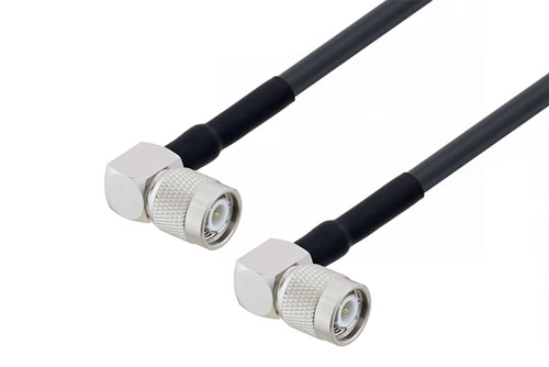 TNC Male Right Angle to TNC Male Right Angle Low Loss Cable Using LMR ...