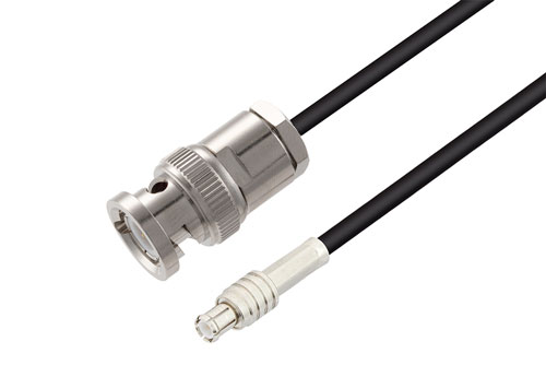 MCX Plug to BNC Male Cable Using RG174 Coax