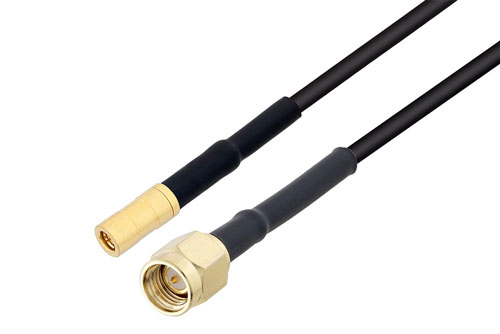 SMA Male to SSMB Plug Low Loss Cable 100 CM Length Using LMR-100 Coax ...