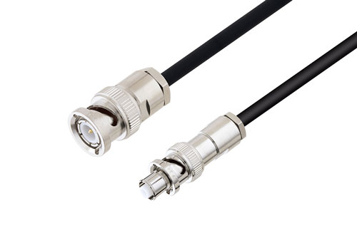 SHV Plug to BNC Male Cable Using RG223 Coax