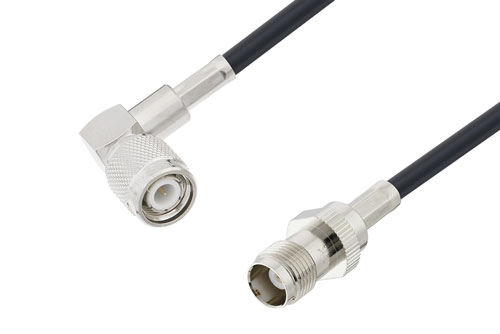 TNC Male Right Angle to TNC Female Low Loss Cable 12 Inch Length Using ...