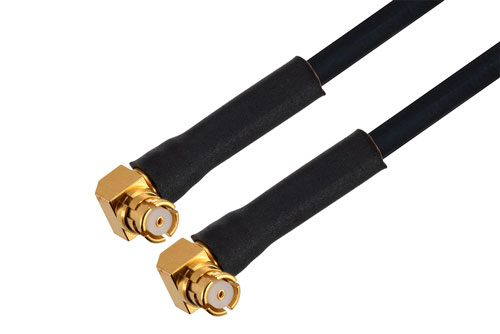 SMP Female Right Angle to SMP Female Right Angle Cable Using PE ...