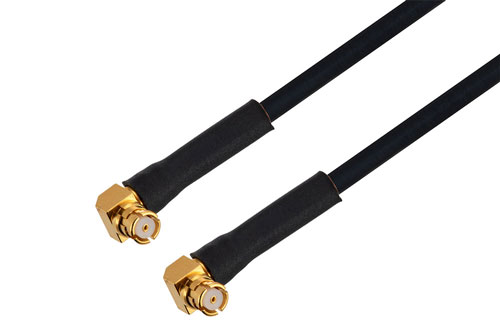 SMP Female Right Angle to SMP Female Right Angle Cable 24 Inch Length ...