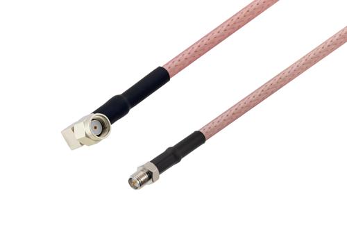 Reverse Polarity SMA Plug Right Angle to Reverse Polarity SMA Jack ...