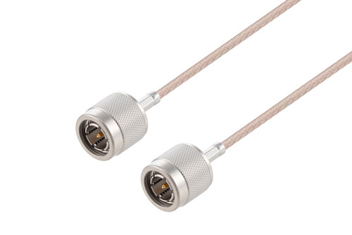 75 Ohm TNC Male to 75 Ohm TNC Male Cable Using 75 Ohm RG179 Coax