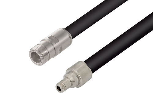 LC Female to N Female Cable 72 Inch Length Using RG218 Coax