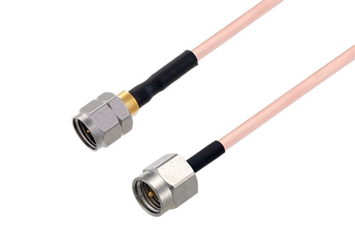 2.4mm Male to SMA Male Cable 6 Inch Length Using RG405 Coax with ...