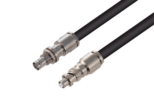 SHV Jack Bulkhead to SHV Plug Cable Using RG8 Coax