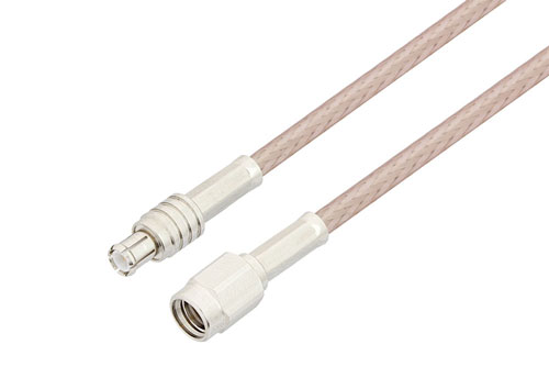 MCX Plug to SSMA Male Cable 72 Inch Length Using RG316 Coax