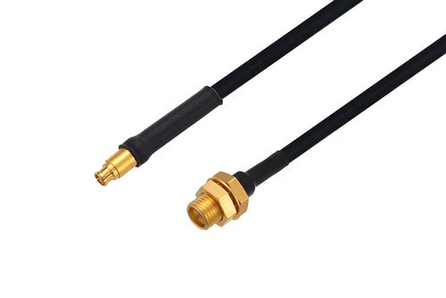 Mini SMP Female to Limited Detent SMP Male Bulkhead Cable Using PE ...