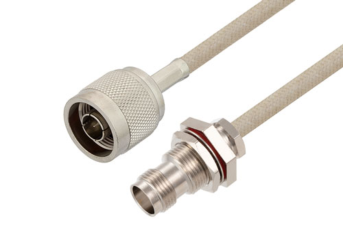 TNC Female Bulkhead to N Male Cable Using RG141 Coax