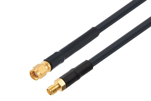 SMA Female to Reverse Polarity SMA Male Cable 24 Inch Length Using LMR ...