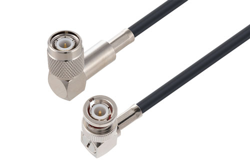 Fire Rated BNC Male Right Angle to TNC Male Right Angle Low Loss Cable ...