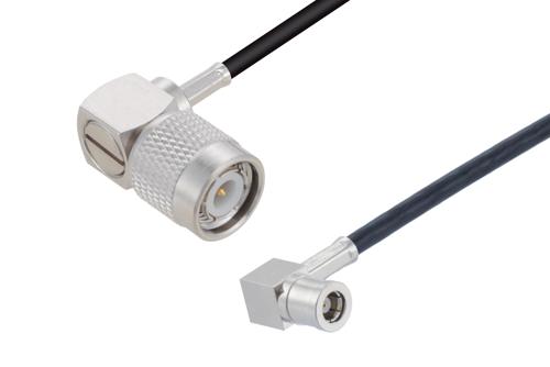 TNC Male Right Angle to SMB Plug Right Angle Low Loss Cable Using LMR ...