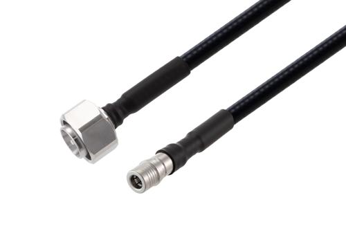 4.3-10 Male to QMA Male Low PIM Cable Using 1/4 inch Superflexible Coax