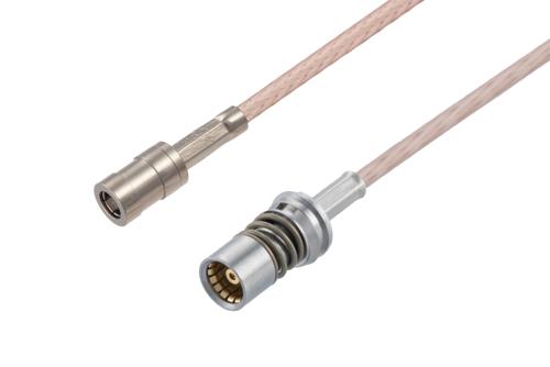 Snap-On BMA Jack to SMB Plug Cable Using RG316 Coax
