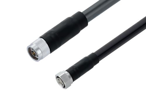 N Male to 4.3-10 Male Low Loss Cable 36 Inch Length Using LMR-LW600 ...