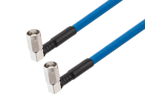 NEX10 Male Right Angle to NEX10 Male Right Angle Low PIM Cable Using SPP-250-LLPL Coax