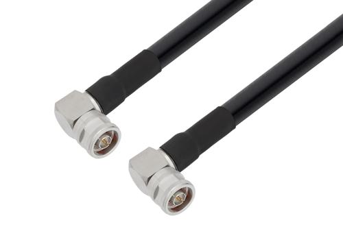 N Male Right Angle to N Male Right Angle Low Loss Cable 120 Inch Length ...