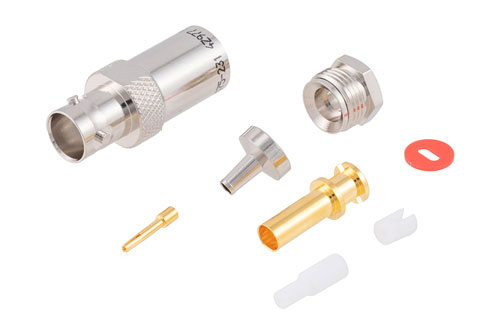 78 Ohm TRB Jack 1553 Connector Crimp/Solder Attachment for 30-02003 ...